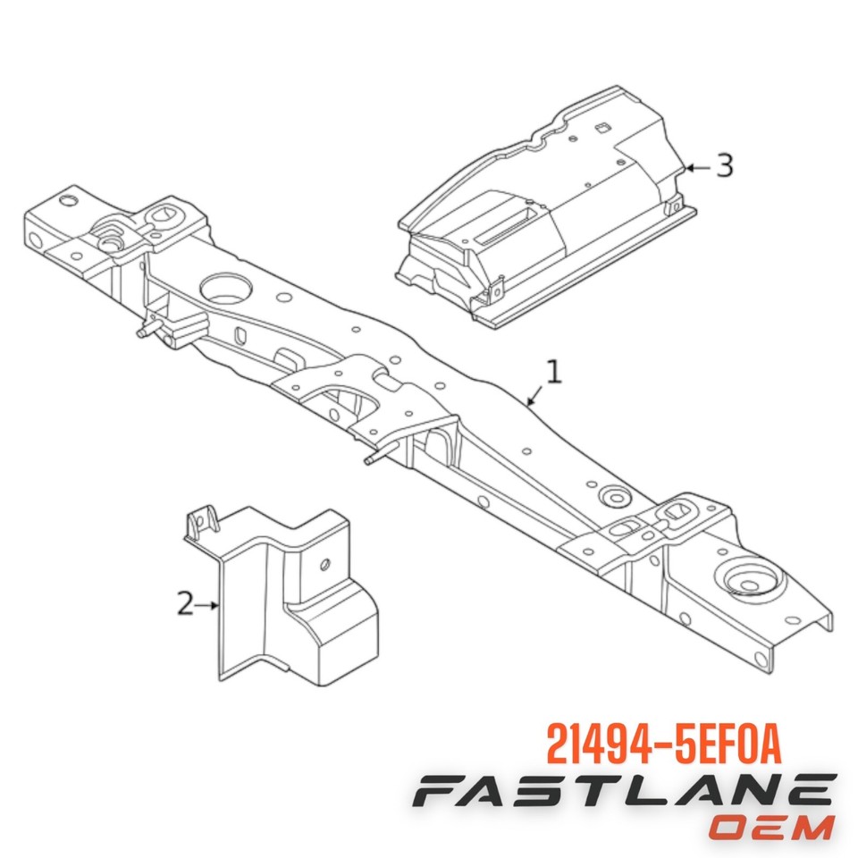 2020-2023 NISSAN VERSA RADIATOR RH AIR PLATE COVER PANEL NEW OEM 21494 ...