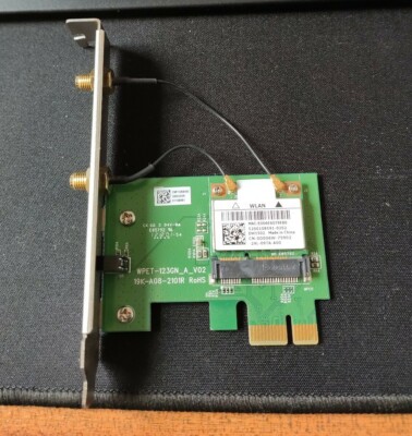 Dell PCI-e Wireless WLAN Adapter Card - High Profile Bracket 56CGK ...