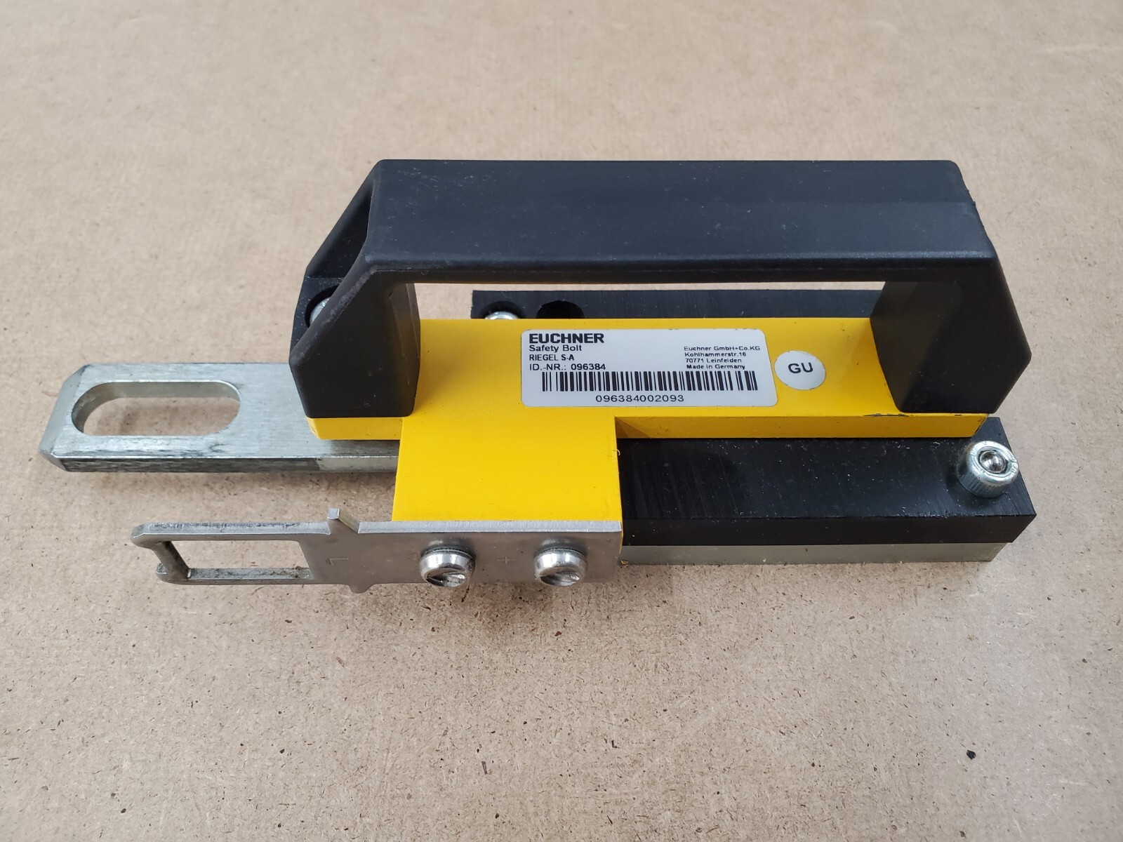 EUCHNER Steel Safety Bolt For Doors Hinged To The Right. #096384 | eBay