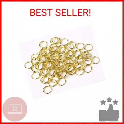 200PCS 10mm Double Loops Round Split Jump Rings Wire Connector for ...