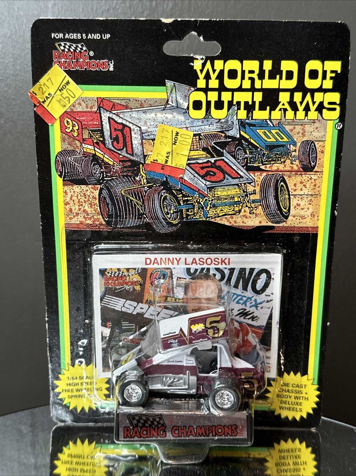 Racing Champions World Of Outlaws Sprint Car #5 Danny Lasoski 1/64 ...
