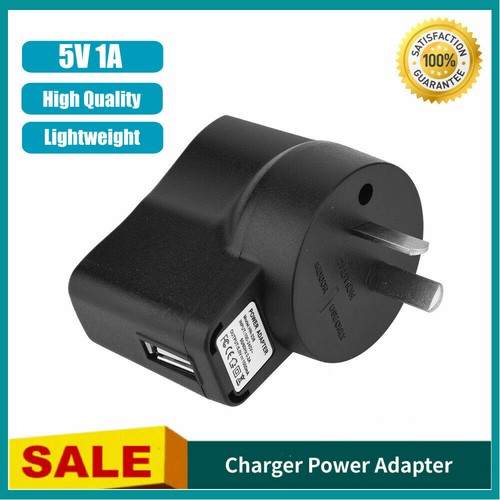 5V 1A USB Charger AC To DC Charging Power Adapter 100V-240V Input AU ...