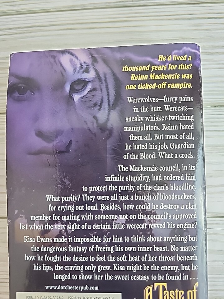 A Taste of Darkness (Mackenzie Vampires, Book 3) by Bangs, Nina Good ...