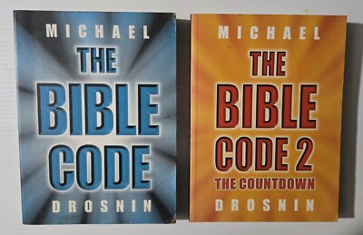 The Bible Code 1 & 2 by Michael Drosnin LARGE P/B Scripture Codes | eBay