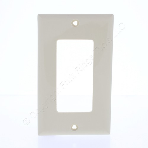 15 Eaton Ivory Standard UNBREAKABLE Decorator Wallplate GFCI GFI Covers ...