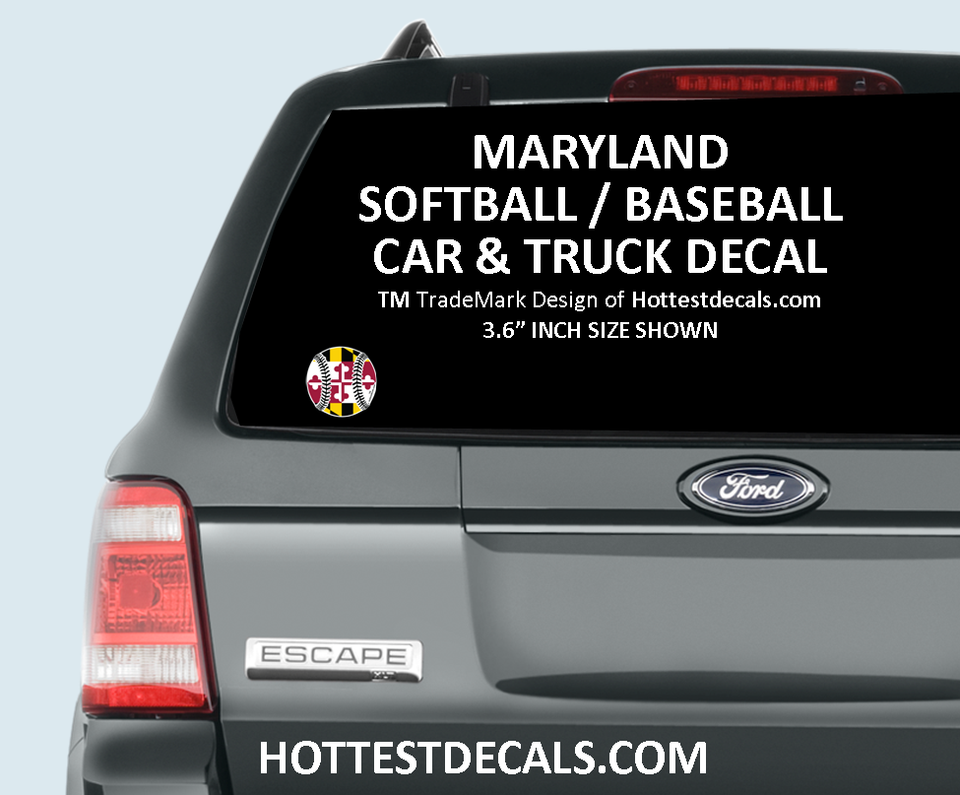 MARYLAND FLAG DECAL STICKER Crab Fish Horse Puppy Dog Paw Cat Deer ...
