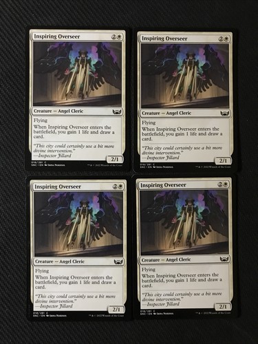 MTG Inspiring Overseer x4 Street of New Capenna NM/M | eBay