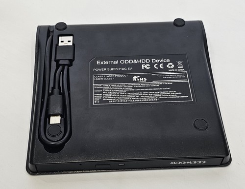 Crewoow External Odd&hdd Device, CD Drive Box Case, USB 3.0, Ultra Slim ...