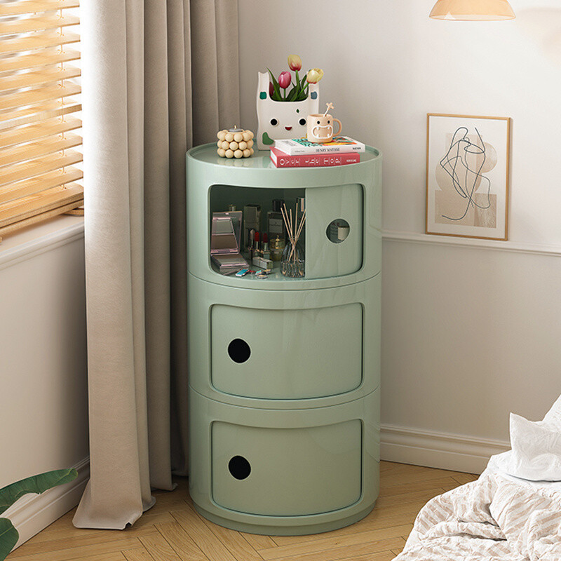 2/3/4/5 Drawers Round Storage Unit Bathroom Cabinet Chest Cupboard Side ...