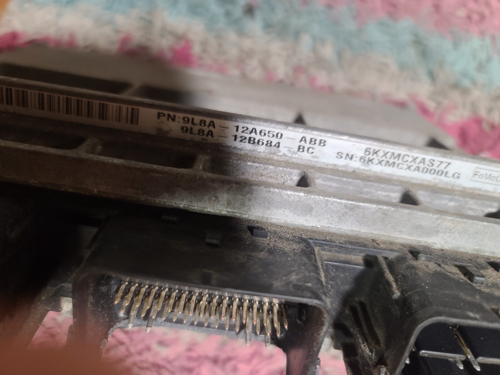 09 FORD ESCAPE ENGINE ECM CONTROL MODULE 9L8A-12A650-ABB 9L8A12A650ABB ...