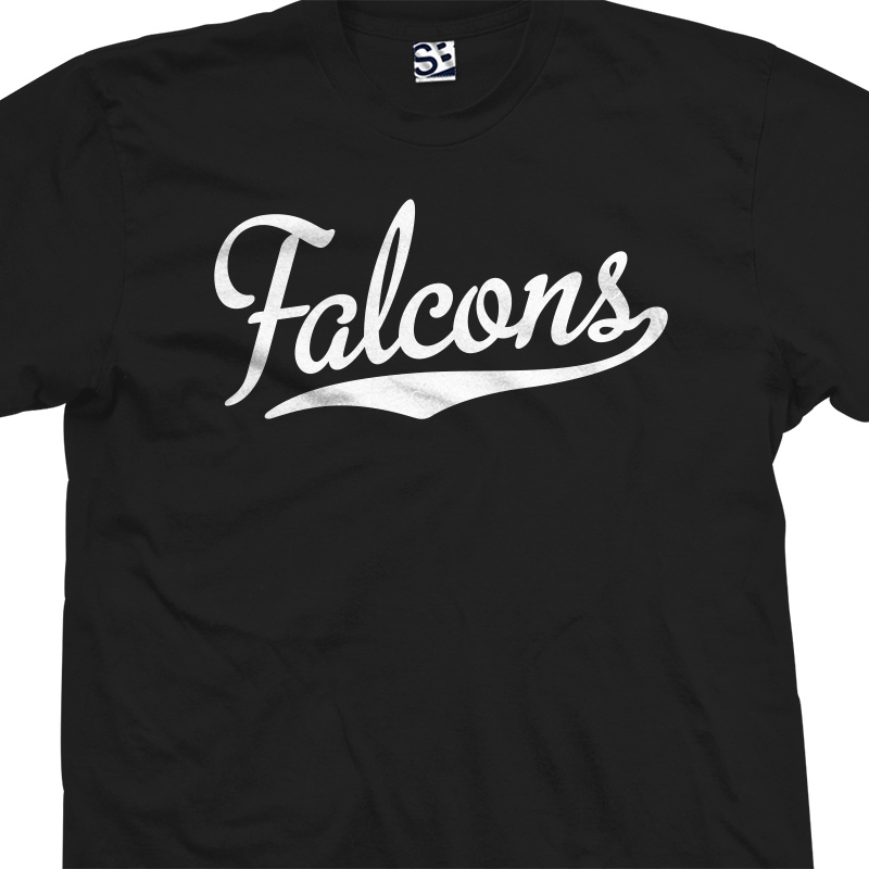Falcons Script Tail Shirt | High School Sports Baseball Team | All Size ...