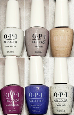 OPI High Definition Glitters Collection - GelColor Gel Polish - 6pcs | eBay
