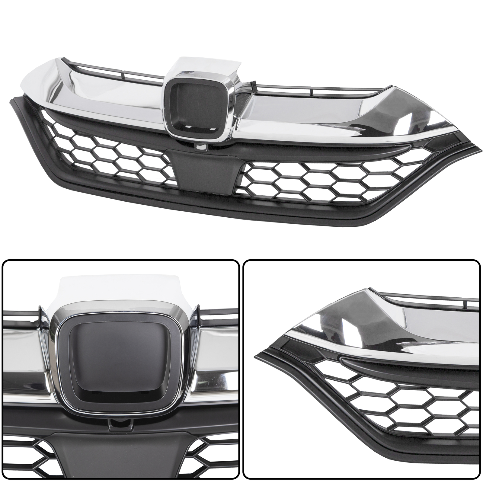 HECASA Fits Honda CRV CR-V 2017 2018 2019 Front Bumper Upper Grille | eBay