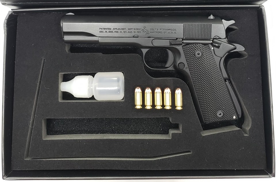 2025 ALLOY ARMY 1911 Shell Eject COLT 45 COLLECTORS Toy Gun 1:2 Mini ...
