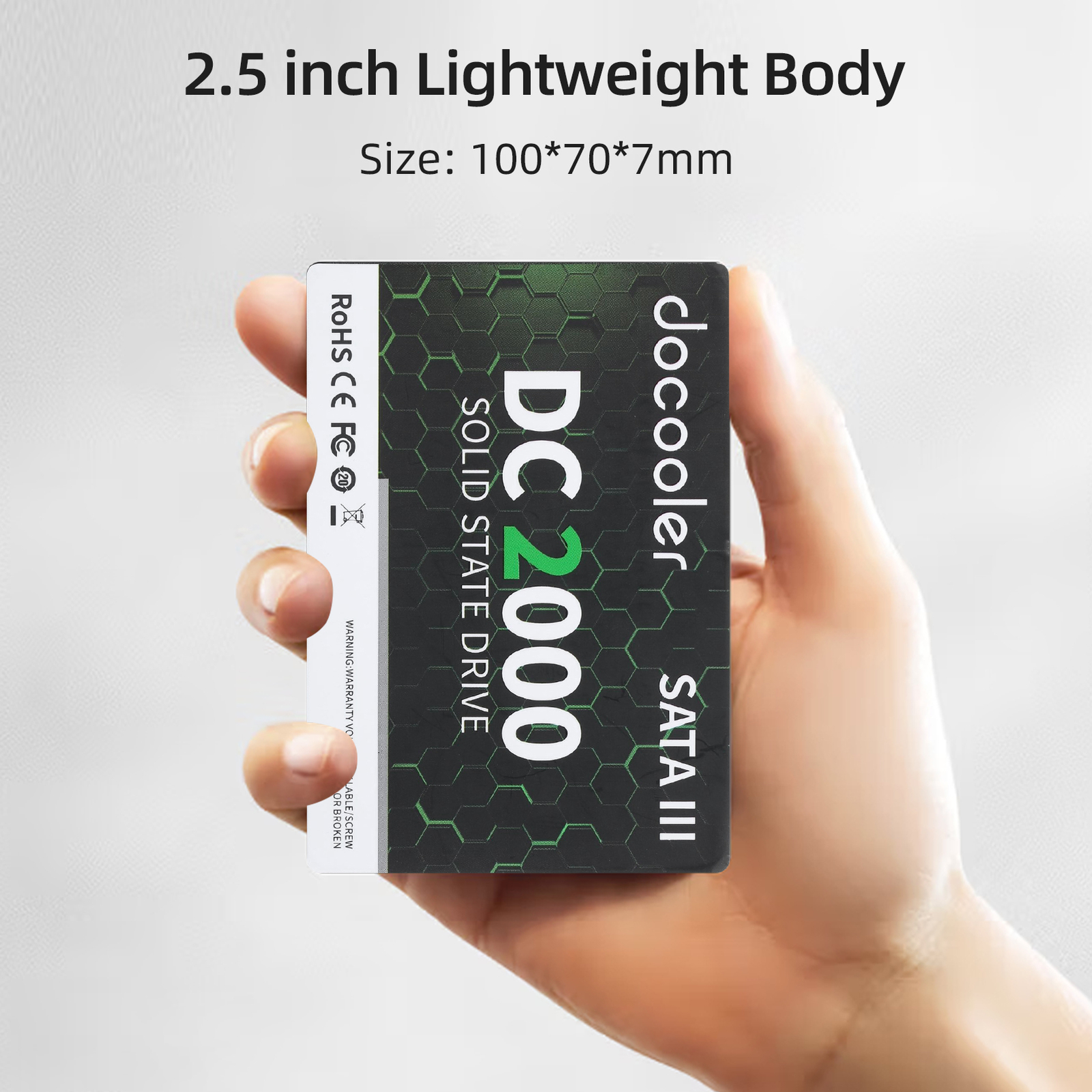 docooler DC2000 256GB 2.5 inch SSD Internal Solid Stable Drive III H2Q1 ...