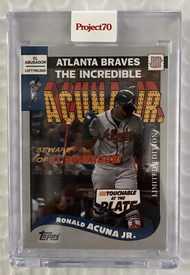 2021 Topps Project 70 Card #286 - RONALD ACUNA JR - by UNDEFEATED | eBay