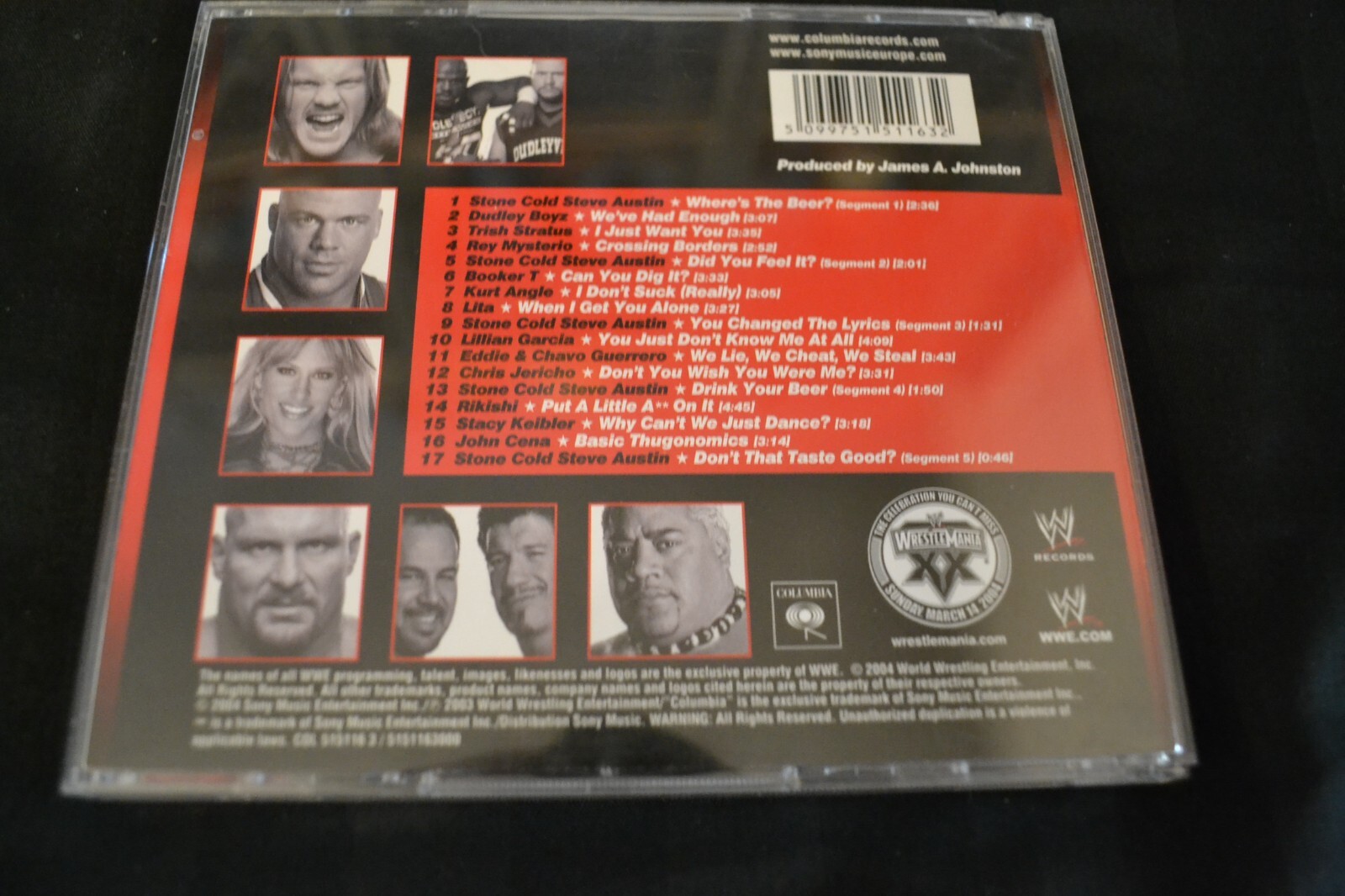 CD Album WWE WWF Wrestling Themes Soundtrack Originals 2004 ...