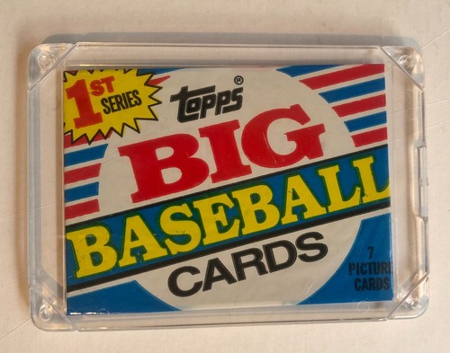 1988 Topps BIG series 1 Baseball Trading Cards wrapper SNAPIT encased ...