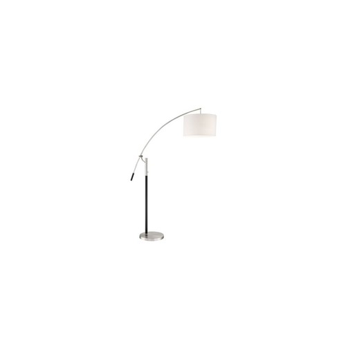 Lite Source LS-83286 Florencia Floor Lamp Brushed Nickel 88675471981| eBay