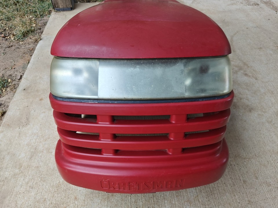 Craftsman DYT 4000 Red Hood Bonnet cover light DYT4000 | eBay