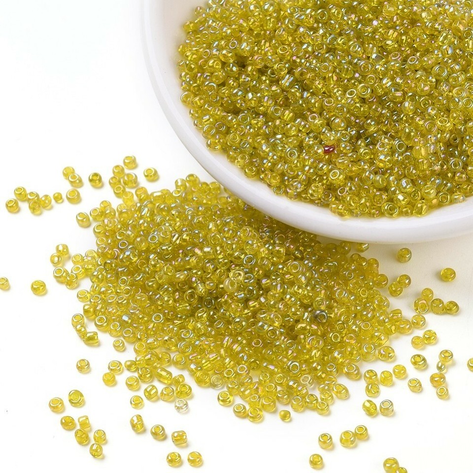 50g (3300 beads) Glass Seed Beads 11/0 2mm Bugles 9x2mm | eBay