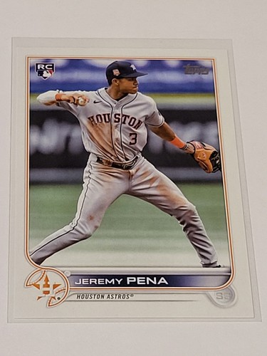 TWO 2022 TOPPS BASEBALL UPDATE SERIES ROOKIE CARD JEREMY PENA #US253 | eBay