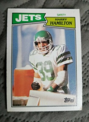 1987 Topps Football Card #141 Harry Hamilton RC - New York Jets | eBay