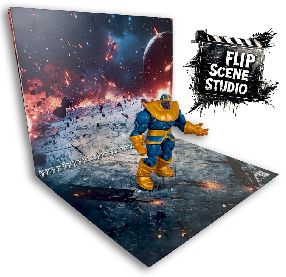 Flip Scene Studio Book 1 Essentials Pack - 1:18 Scale Action Figure ...