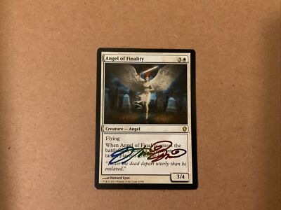 MTG Magic Angel of Finality Rainbow Signed x1 Commander 2013 Howard ...