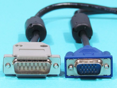 From Japan VGA Male ⇔ Analog RGB Male Cable PC-9801 PC-9821 PC-8801 ...