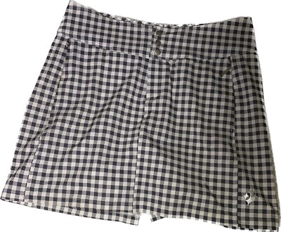 JoFit Club Womens Golf Skirt Skort Size 4 Plaid skort Gray and white | eBay