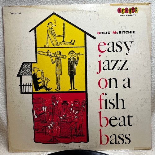 Greig McRitchie, Easy Jazz On A Fish Beat Bass (ZP 12005) VG+ LP Swing ...