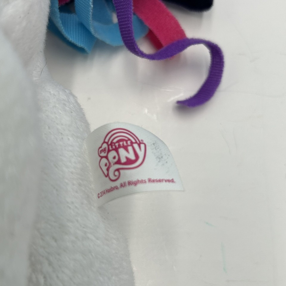 My Little Pony Rarity Plush MLP horse Unicorn White Blue Diamonds 10 ...