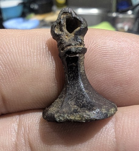 Metal Detecting Find UK Medieval Seal Matrix AVE MARIA GR dating c ...