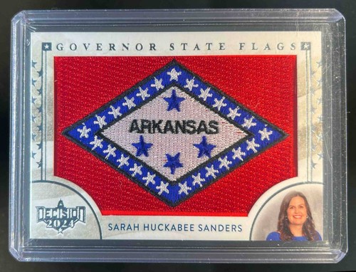2024 Decision Sarah Huckabee Sanders Governor State Flag Patch #GF11 ...