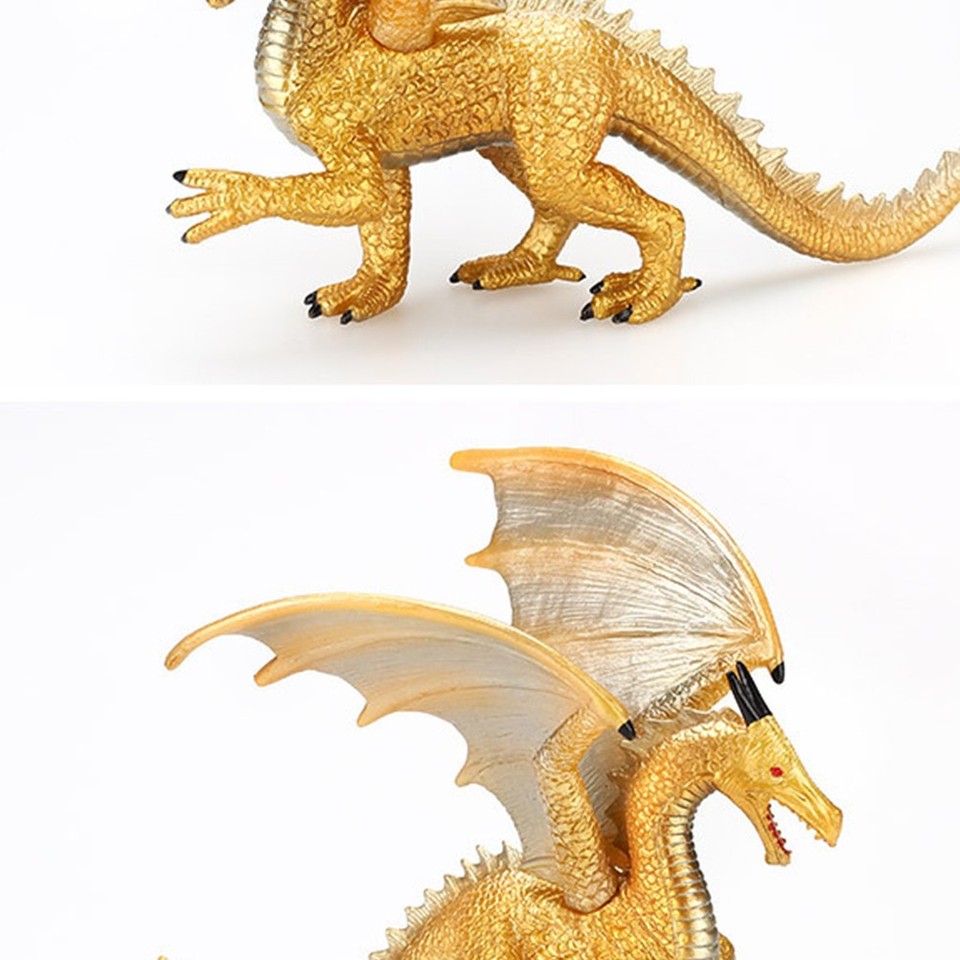 2 Count Dinosaur Ornament Simulation Animal Model Miniature Figurines ...