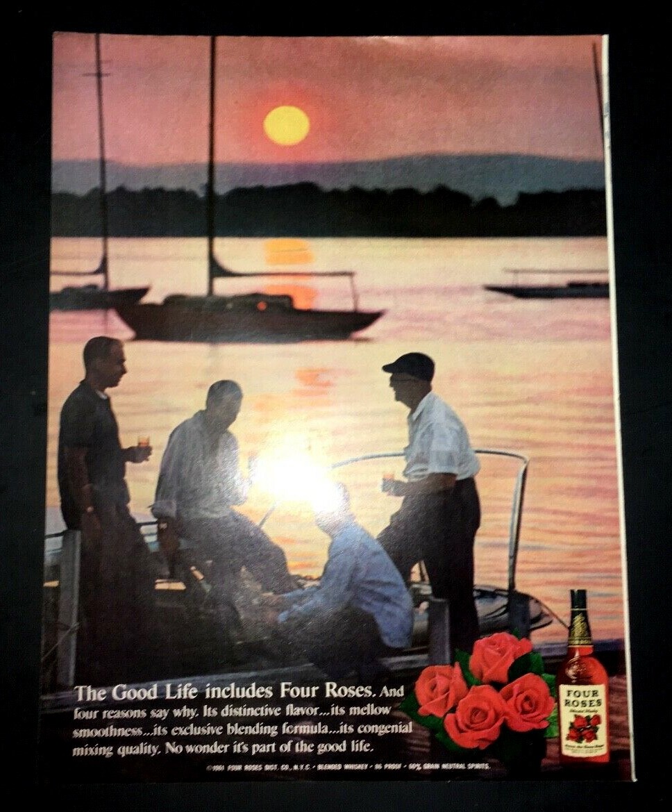 Life Magazine Ad FOUR ROSES Whiskey Ad | eBay
