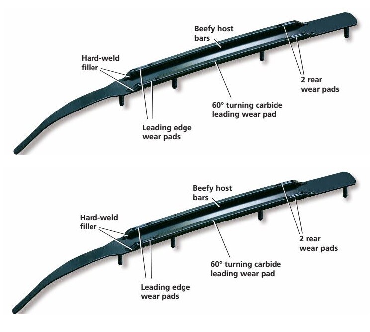 6" Double Down Snowmobile Ski Carbides (Pair)- Ski-Doo [RD4506] | eBay