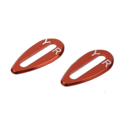 Yeah Racing YA-0278RD Aluminum Body Wing Protector Red (2pcs) for On ...