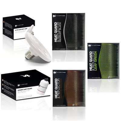 White Python Reptile Ultra Slim Ceramic Bulb Heater, Lamp Holder, Heat ...