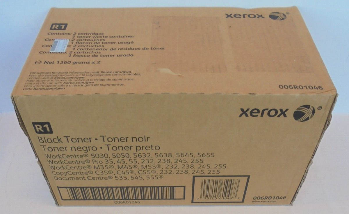 Xerox 006R01046 6R1046 Toner WorkCentre 5030 5632 5645 WorkCentre Pro ...
