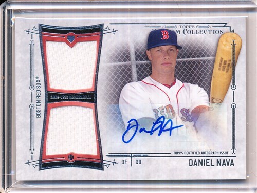 2015 TOPPS MUSEUM COLLECTION DANIEL NAVA AUTOGRAPH GAME-USED 066/109 | eBay