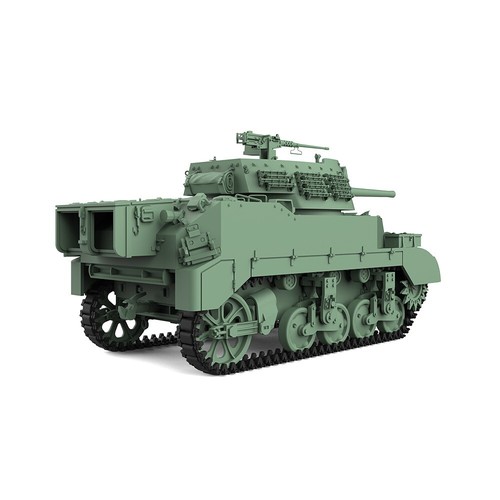 SSMODEL 1/87 HO Scale Railway Military Model Kit US 75mm Gun Motor ...
