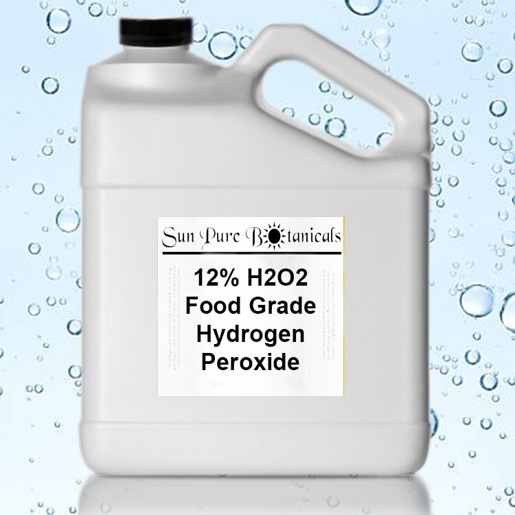 HYDROGEN PEROXIDE 12% SOLUTION - 4X CONCENTRATED MADE IN USA FOOD GRADE ...