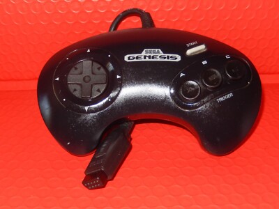 Genuine OEM Sega GENESIS 3 Button Wired Controller Model MK-1650 WORKS ...