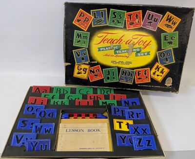Teach-a-toy Teaching Aid Game Set by Hasbro / Hassenfeld Educational ...