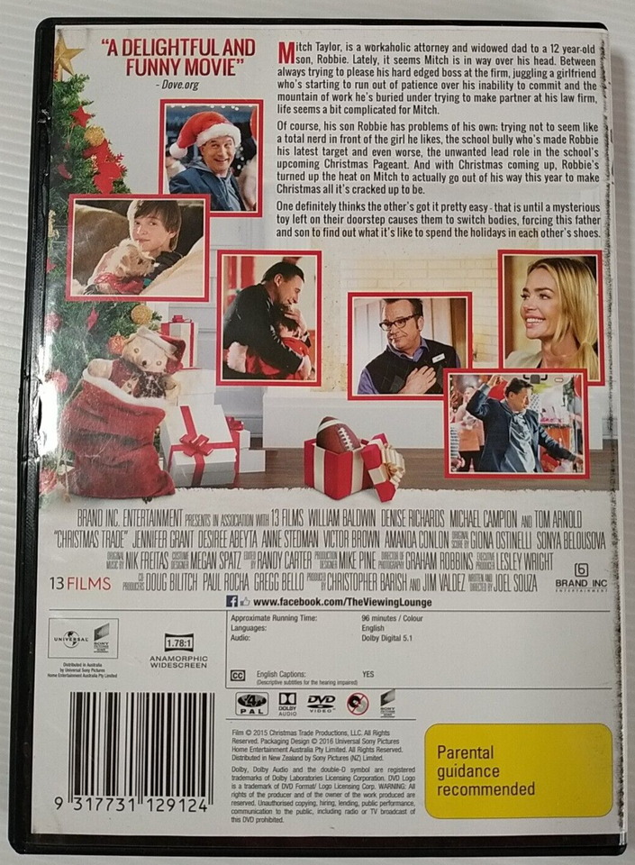 Christmas Trade DVD | William Baldwin, Michael Campion | Region 4 ...
