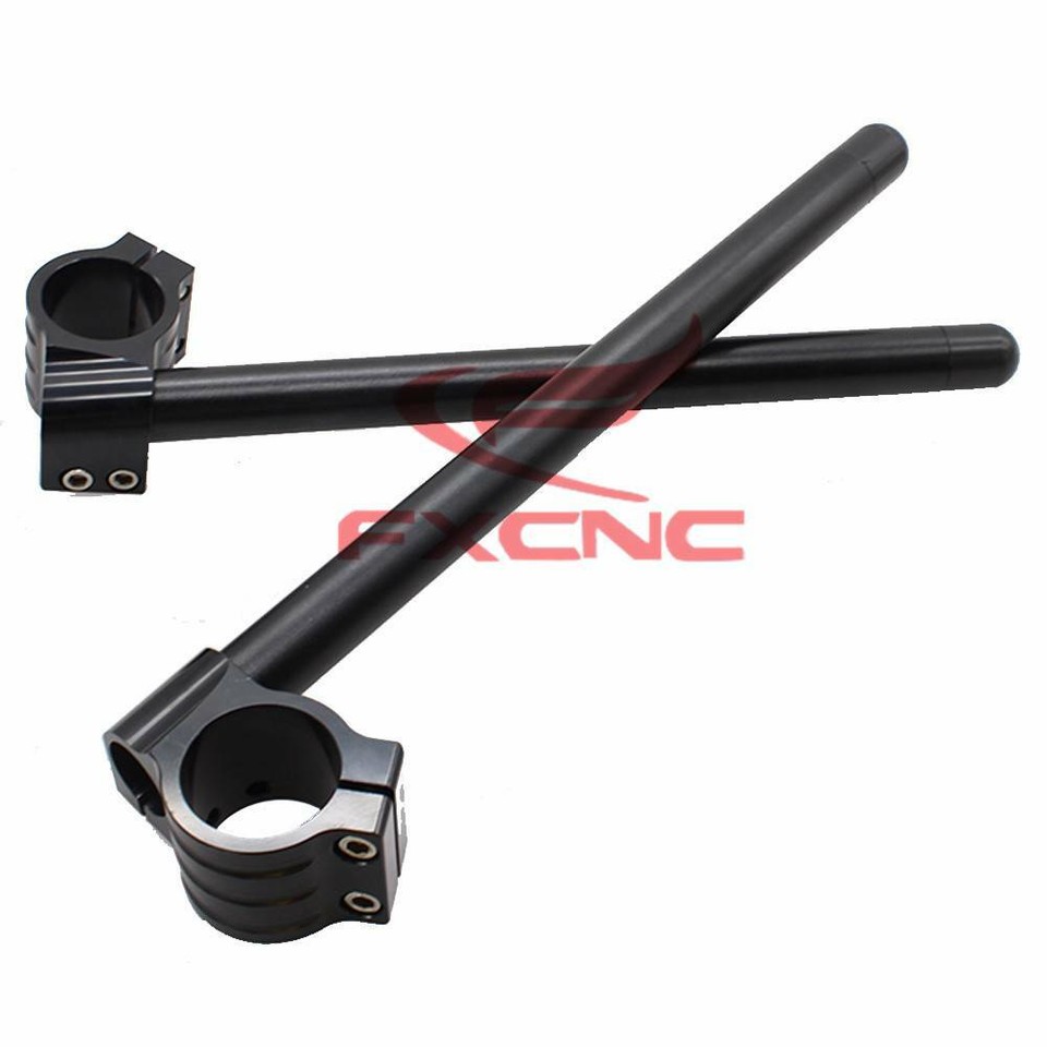 CNC Aluminum Adjustable Motorcycle Handle Bar Clip Ons Fork Bars 39mm ...