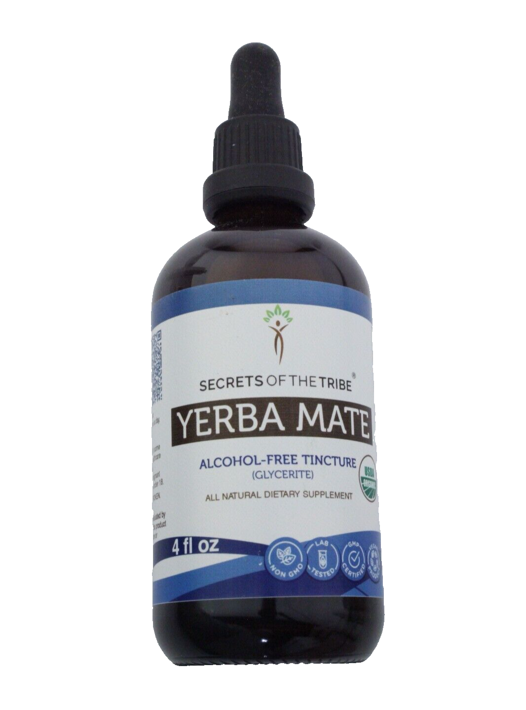 Secrets Of The Tribe Yerba Mate Tincture Alcohol-FREE - 4 fl oz | eBay