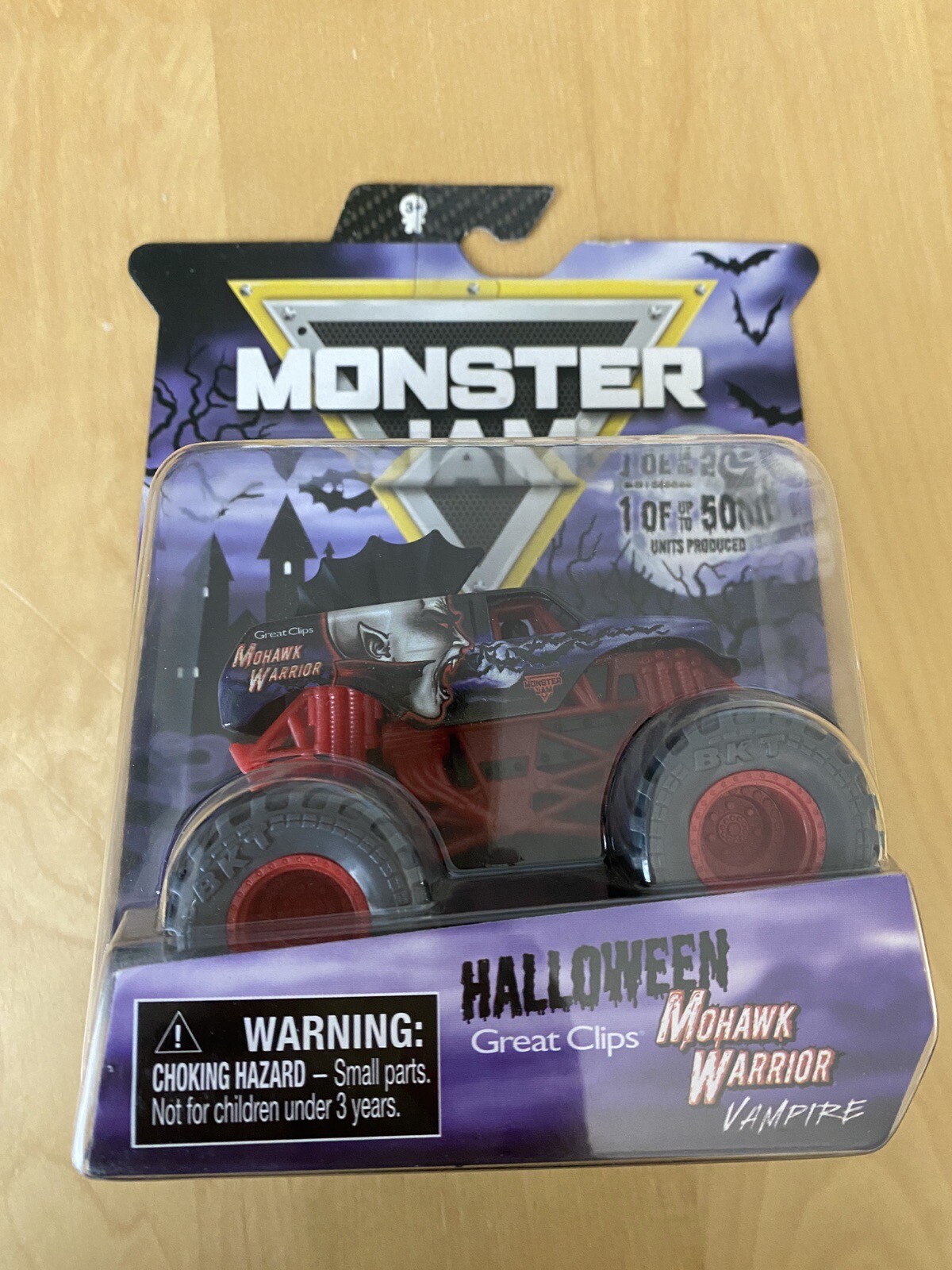 Monster Jam Halloween 2020 Mohawk Warrior Vampire LIMITED EDITION 1 OF ...